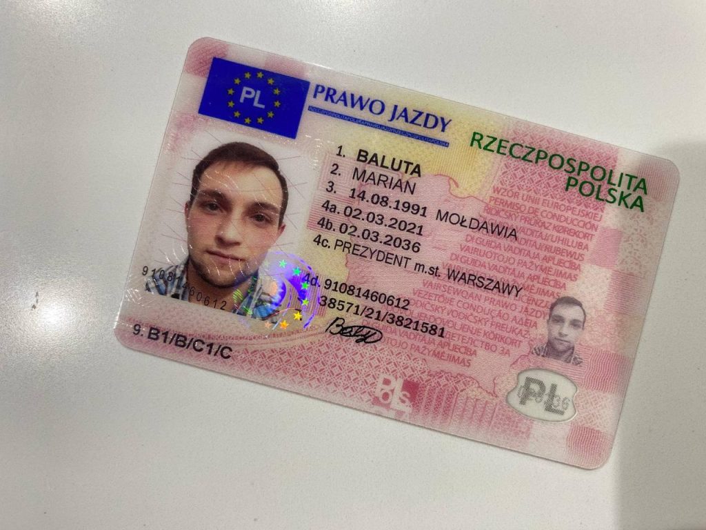 Buy Polish Driver's License | 100% Genuine Poland Driving License